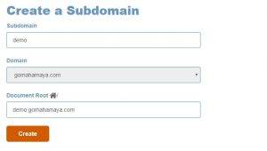 How To Create Subdomain In Cpanel And Install WordPress - Gomahamaya