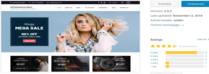 11 Best Free eCommerce WordPress Themes 2019 - Gomahamaya