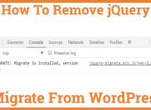 How To Remove Shortlink From HTTP Header WordPress