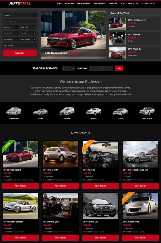 11 Best Car Dealer WordPress Themes 2023 - Gomahamaya