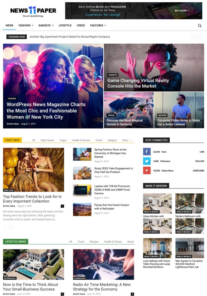 22 Best News And Magazine WordPress Themes 2023 - Gomahamaya