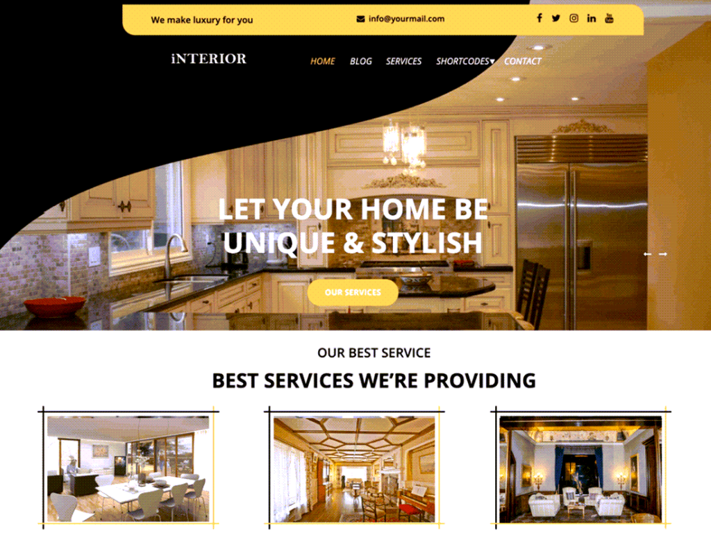 11 Best Interior Design WordPress Themes 2023 - Gomahamaya