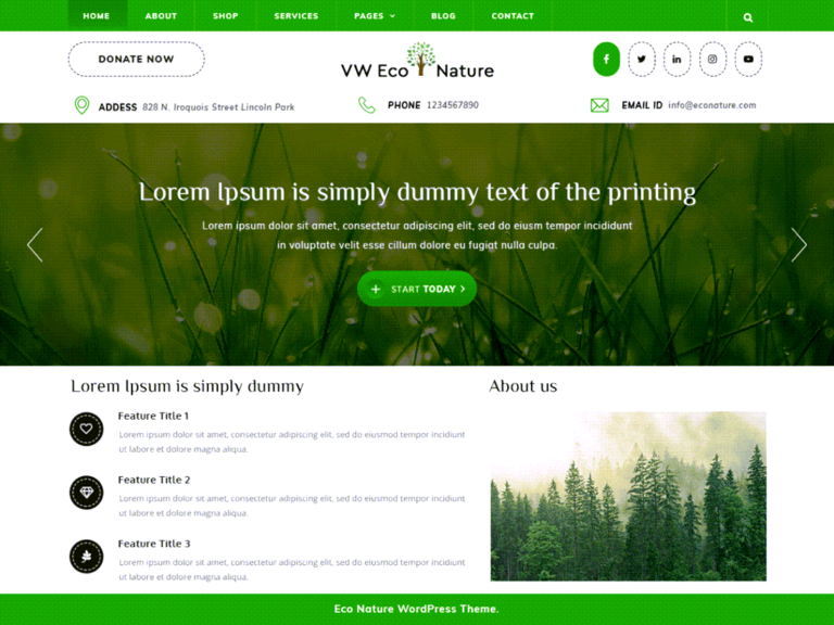 13 Best Eco Friendly WordPress Themes 2023 - Gomahamaya