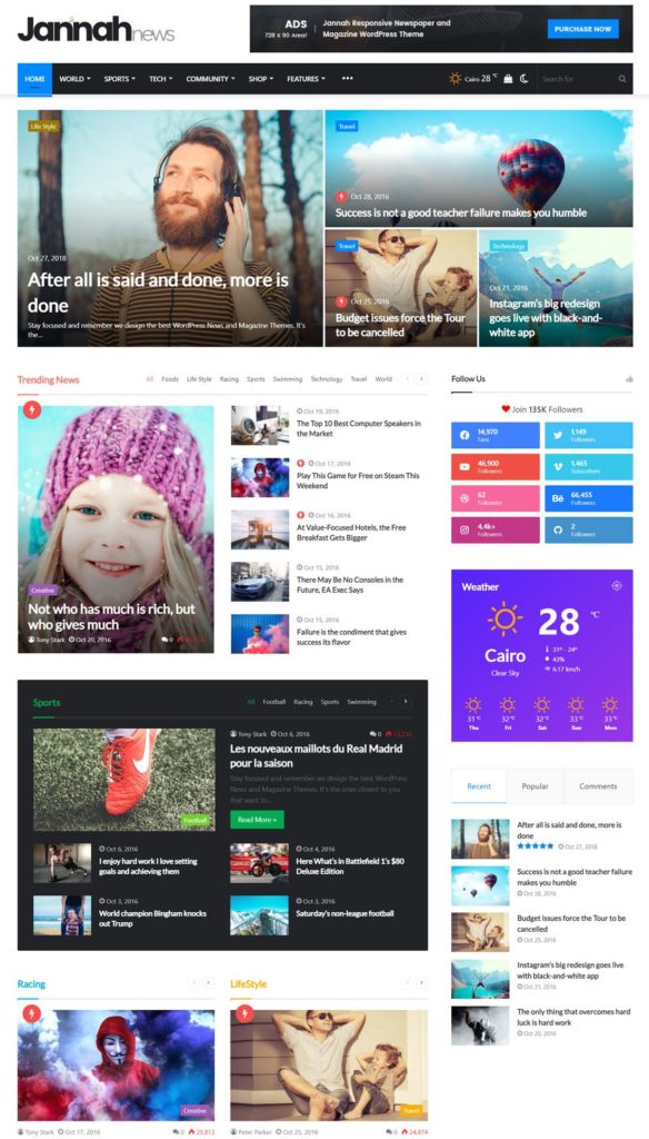 23 Best Personal Blog WordPress Themes 2023 - Gomahamaya