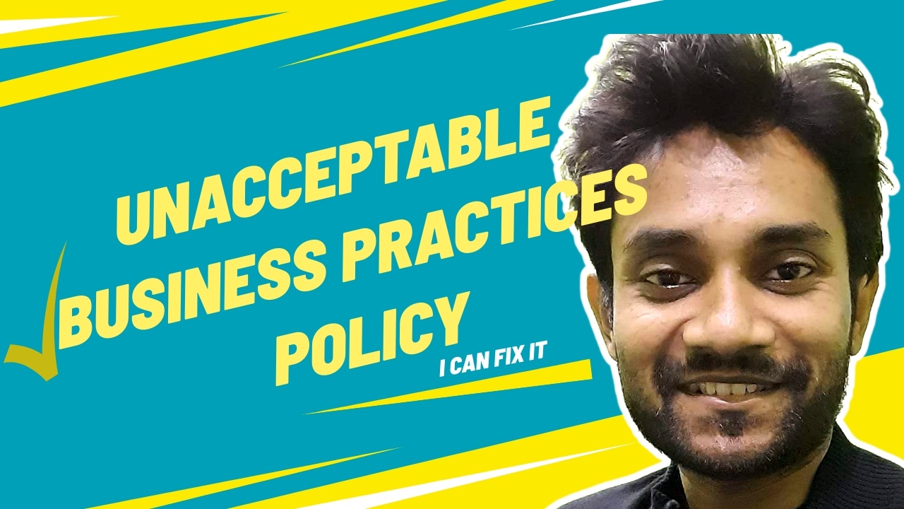 Google Ads Account Violated Unacceptable Business Practice